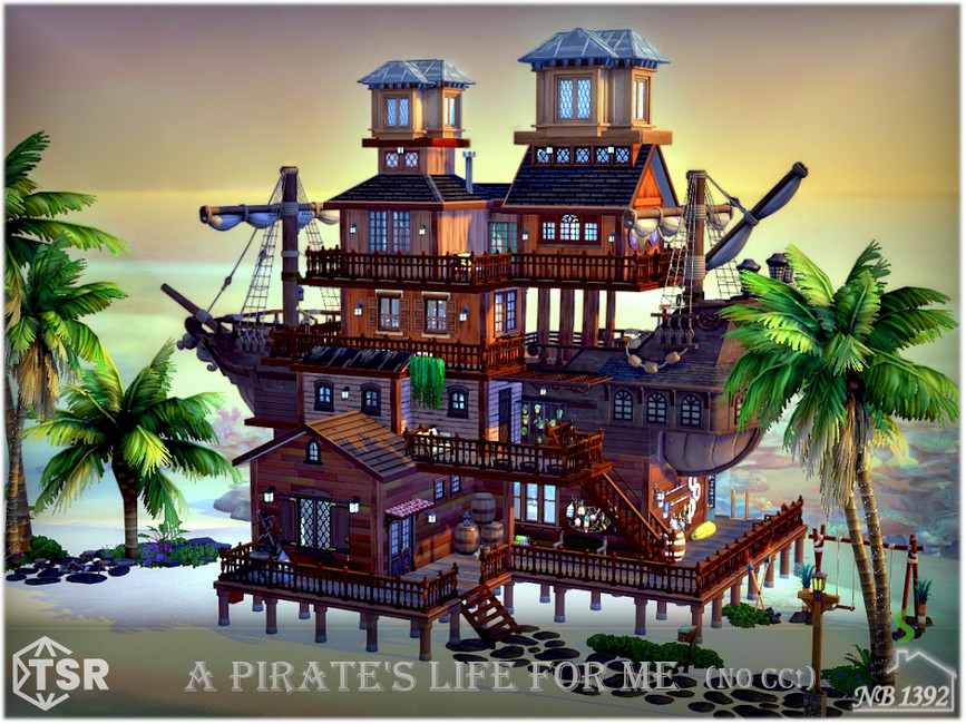 The Sims Resource - A Pirate's Life for Me (No CC!)