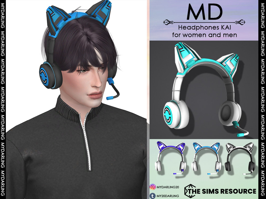 The Sims Resource - Headphones KAI ADULT