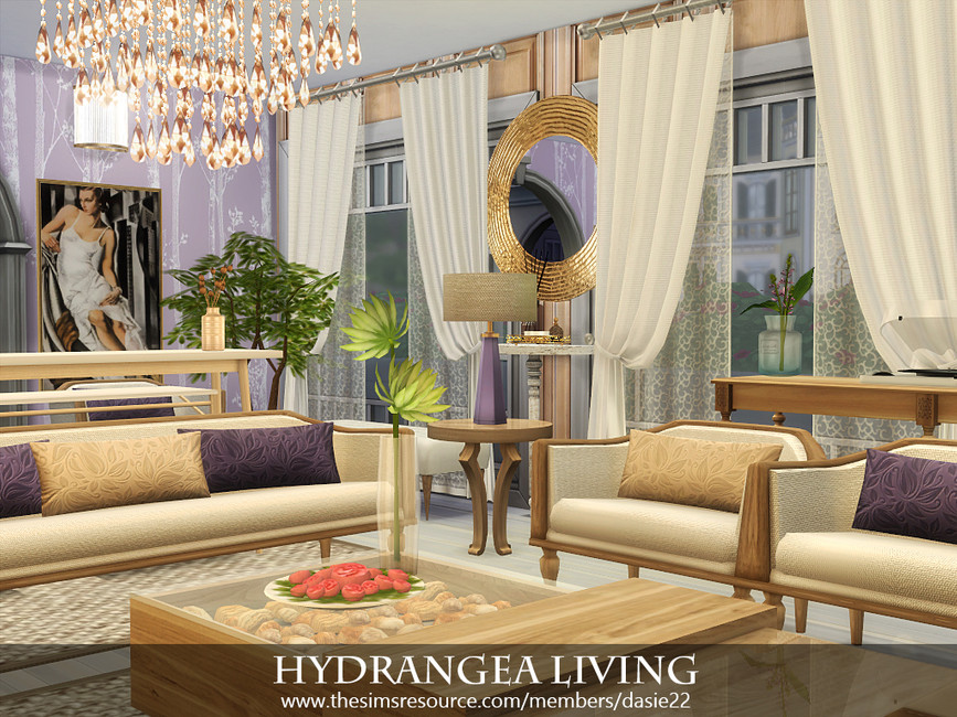 The Sims Resource - Hydrangea Living