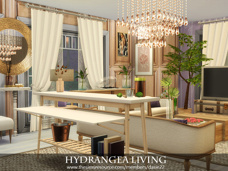 The Sims Resource - Hydrangea Living