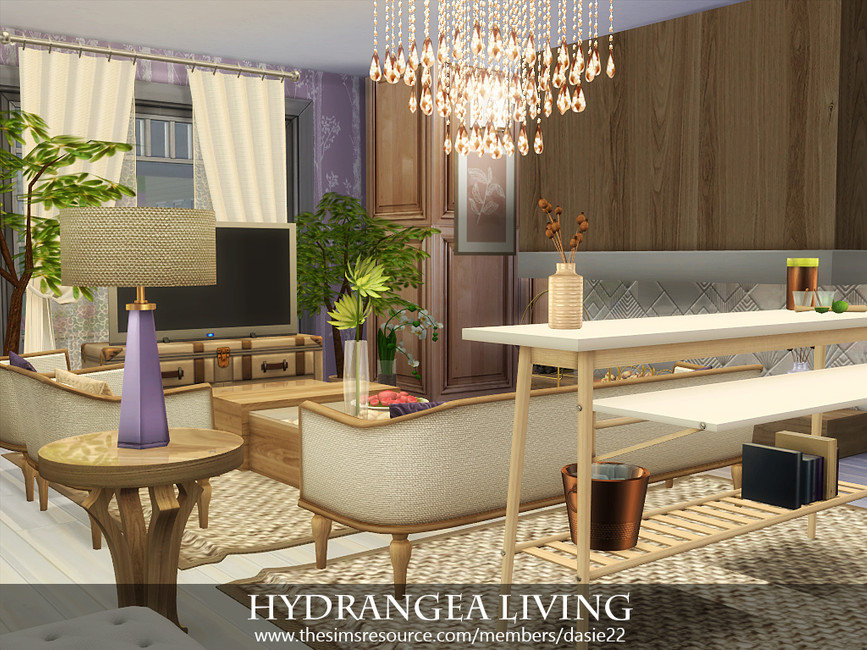 The Sims Resource - Hydrangea Living