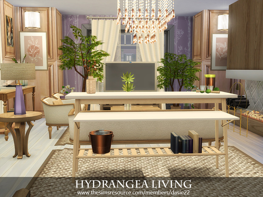 The Sims Resource - Hydrangea Living