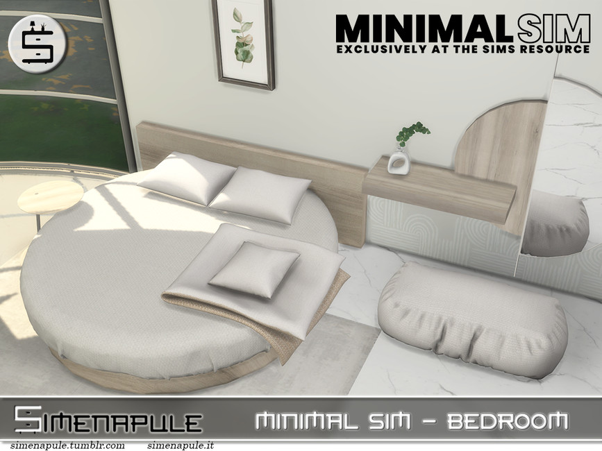 The Sims Resource - Bedroom Minimal Sim