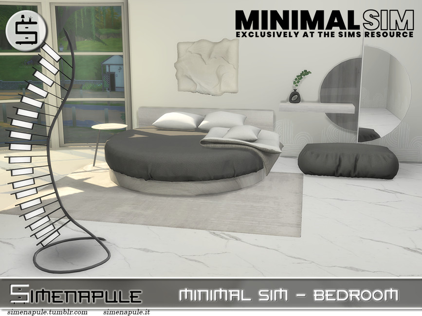 The Sims Resource - Bedroom Minimal Sim