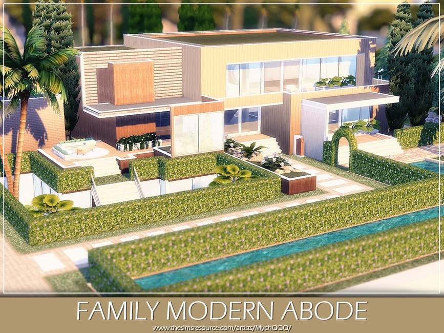 The Sims Resource - Family Modern Abode (unfurnished)