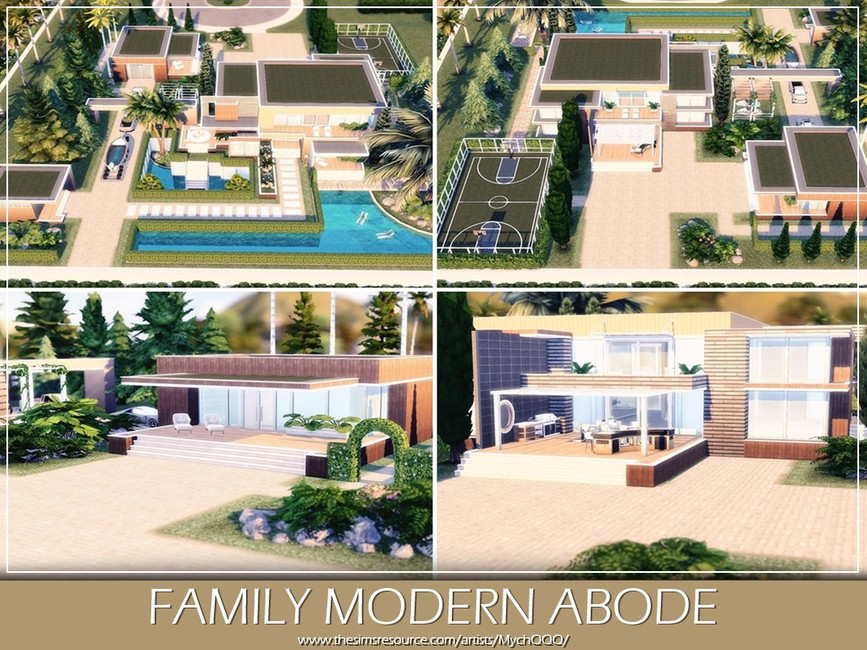The Sims Resource - Family Modern Abode (unfurnished)