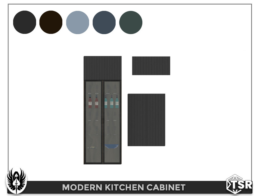 The Sims Resource - Modern Kitchen Cabinet