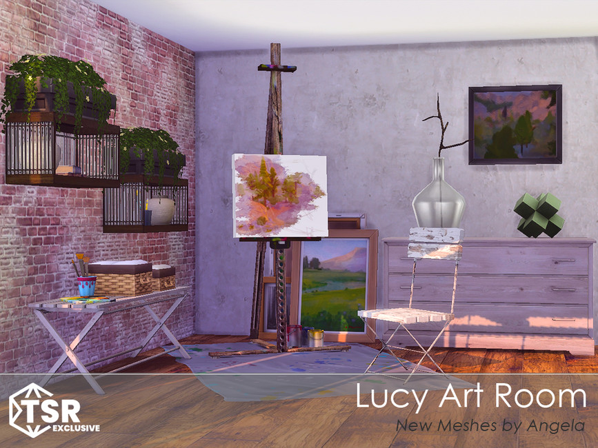 The Sims Resource - Lucy Art Room