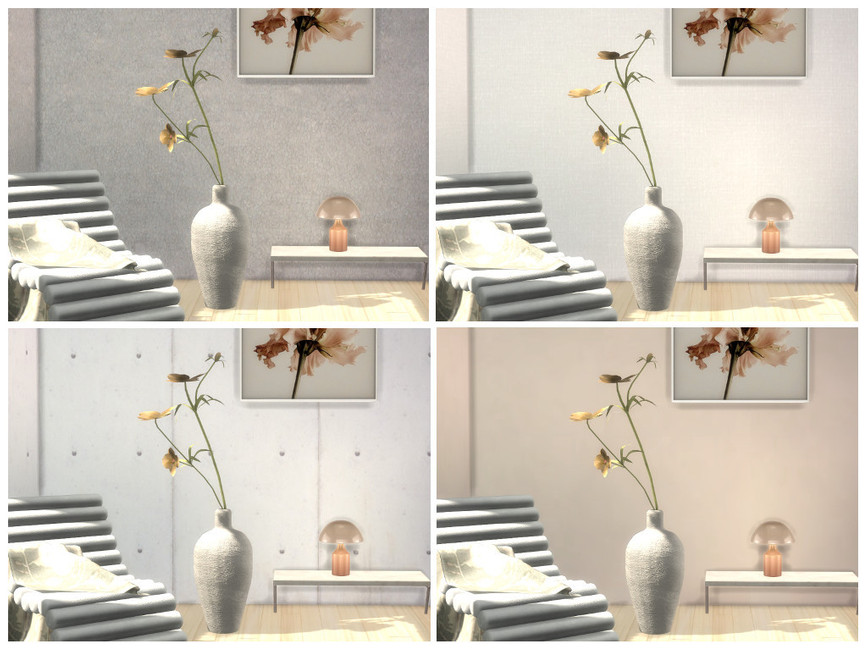 The Sims Resource - MinimalSIM Simple Elegance Concrete and Stone Walls