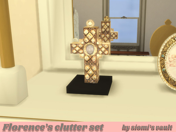 The Sims Resource | Florence clutter set cross #02