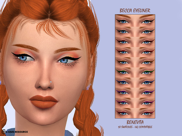 The Sims Resource | Becca Eyeliner [HQ]