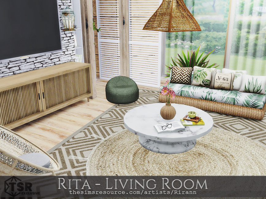 The Sims Resource - Rita - Living Room - TSR CC Only