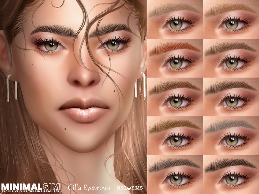 The Sims Resource - MinimalSim - Cilla Eyebrows
