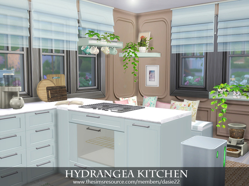 The Sims Resource - Hydrangea Kitchen