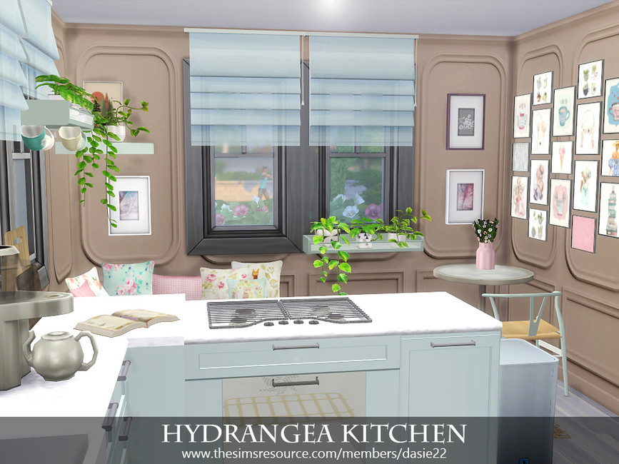The Sims Resource - Hydrangea Kitchen