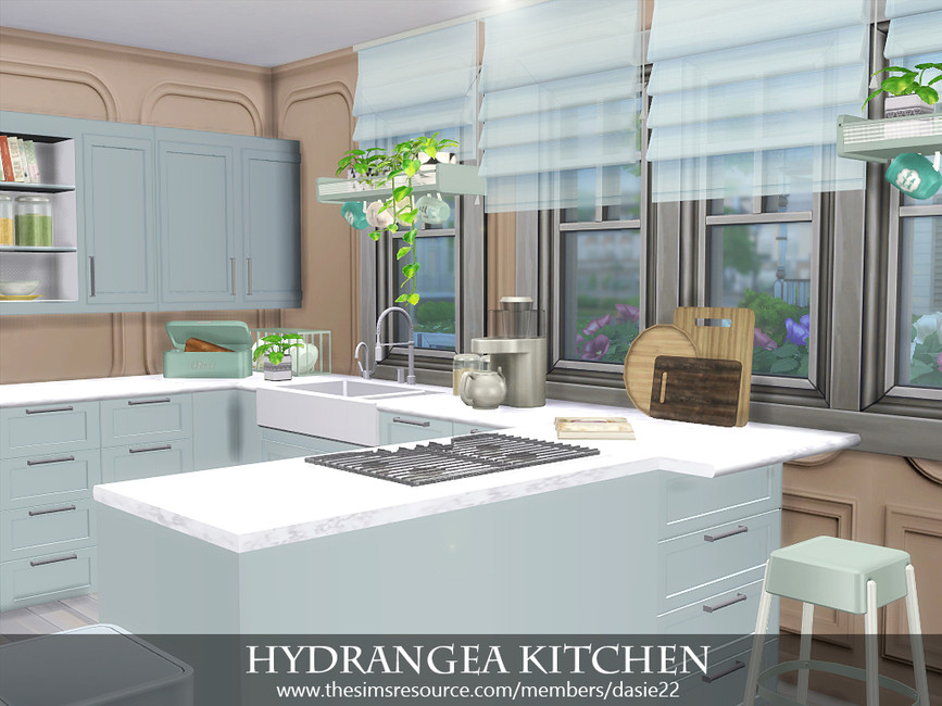 The Sims Resource - Hydrangea Kitchen