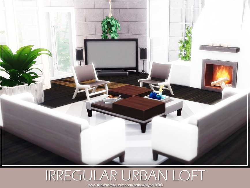 The Sims Resource - Irregular Urban Loft