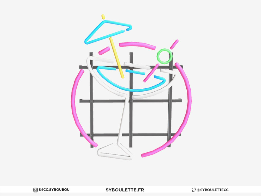 The Sims Resource - Flashy - Cocktail neon light
