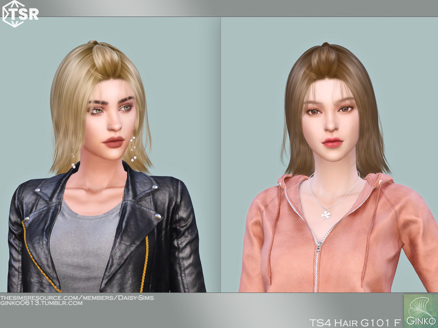The Sims Resource - Cute Short Hairstyle - G101