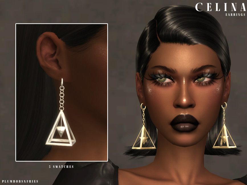 The Sims Resource - CELINA | earrings