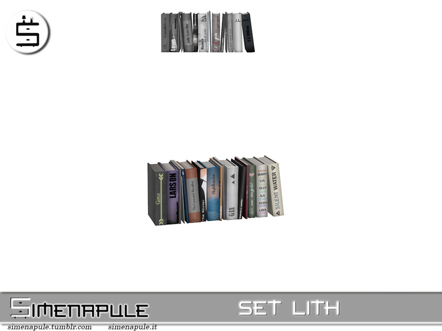 The Sims Resource - Set Lith - Books