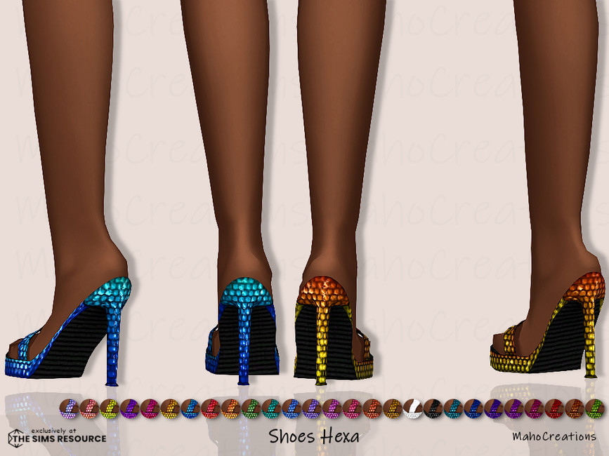 The Sims Resource - Shoes Hexa
