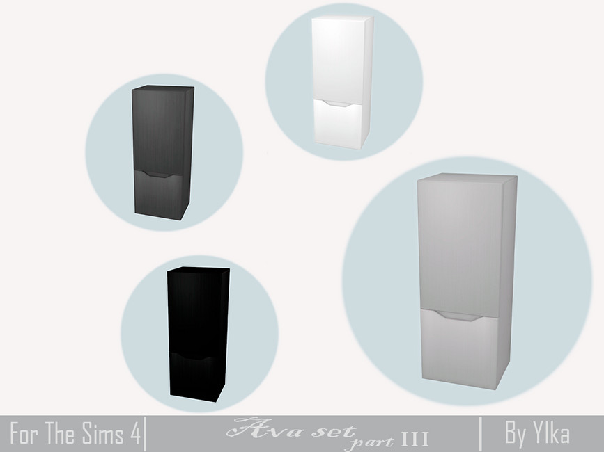 The Sims Resource - [SJB] Ava set part III Kitchen - Refrigerator by Ylka