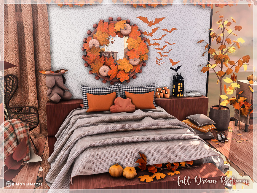 The Sims Resource - Fall Dream Bedroom CC only TSR