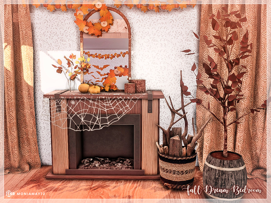 The Sims Resource - Fall Dream Bedroom CC only TSR