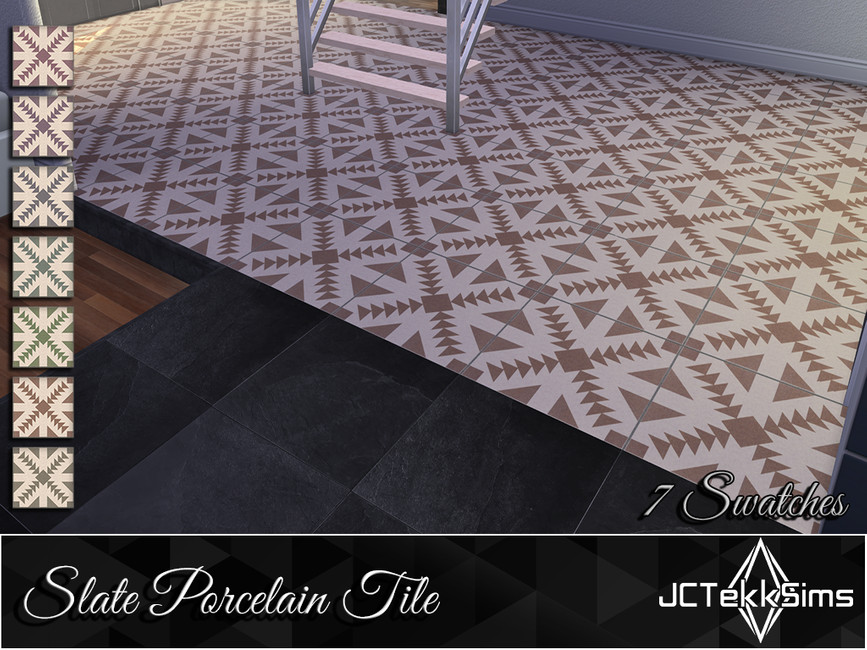 The Sims Resource - Slate Porcelain Tile