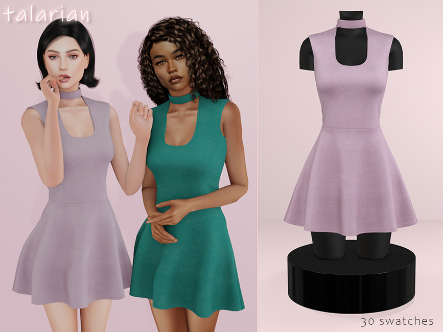 The Sims Resource - Ruby chest cutout dress