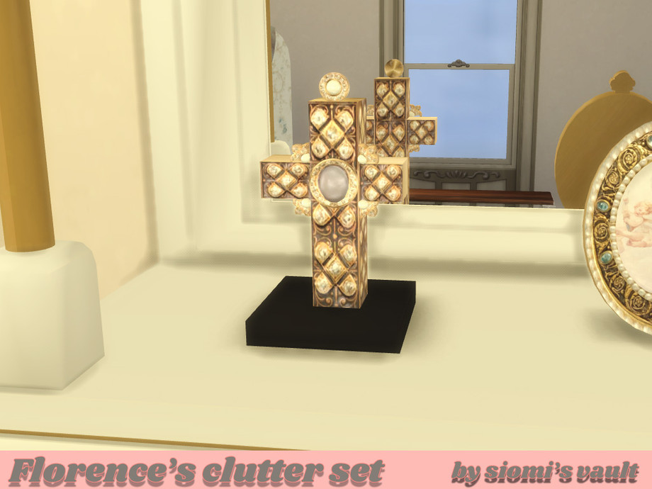The Sims Resource | Florence clutter set cross #02