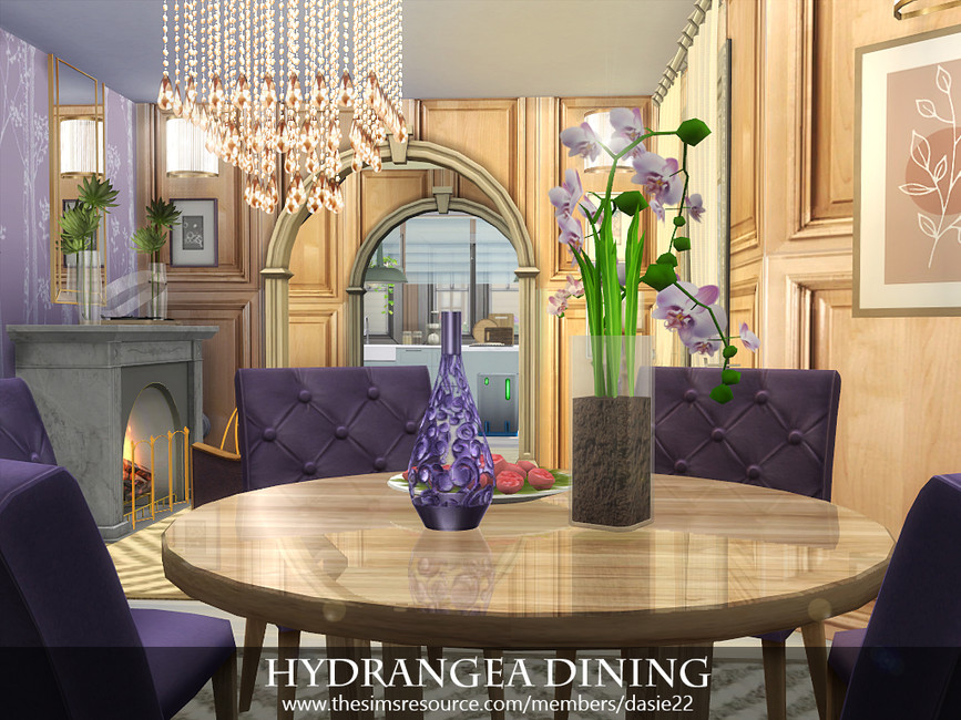 The Sims Resource - Hydrangea Dining