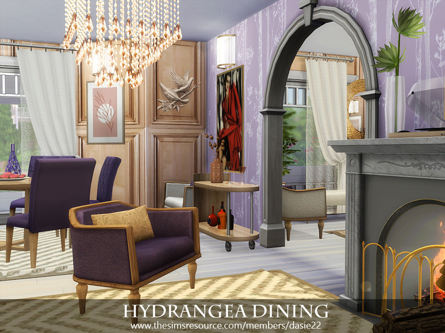 The Sims Resource - Hydrangea Dining