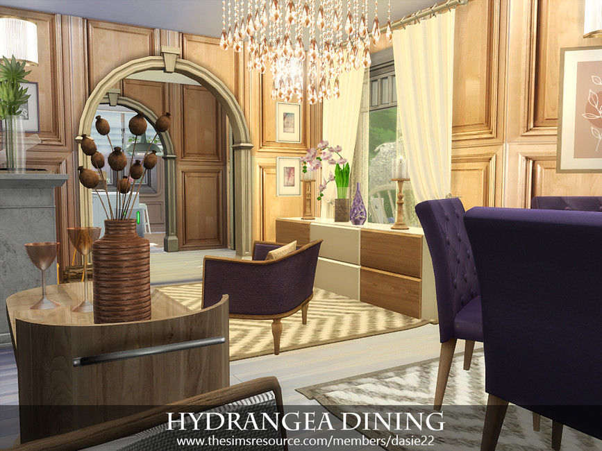 The Sims Resource - Hydrangea Dining