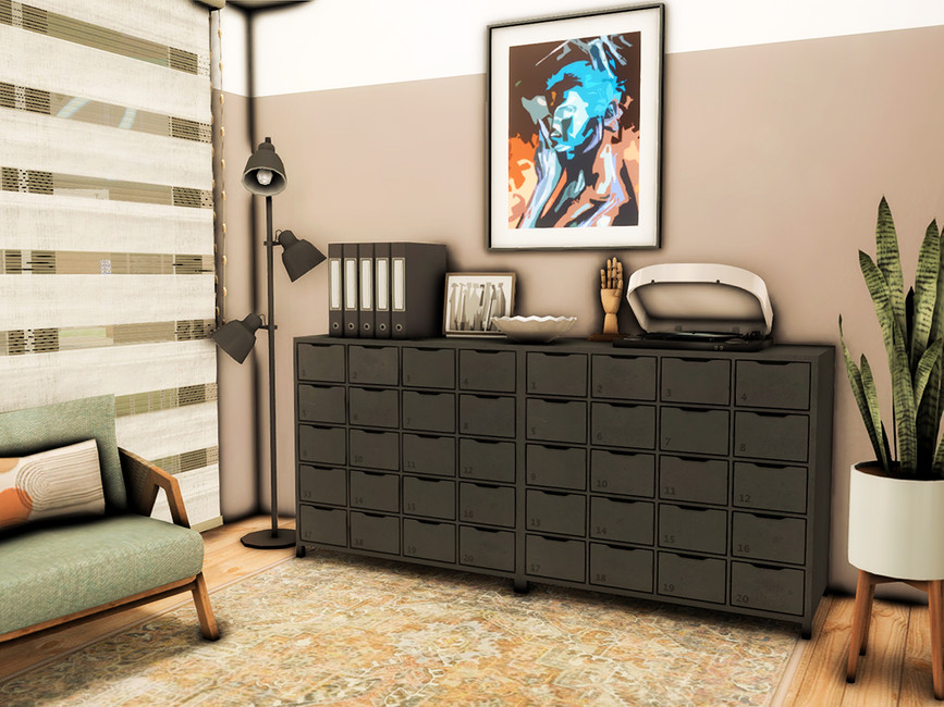 The Sims Resource - Philip Office (TSR only CC)