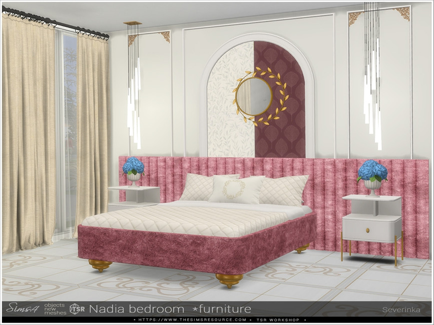 The Sims Resource - Nadia bedroom furniture