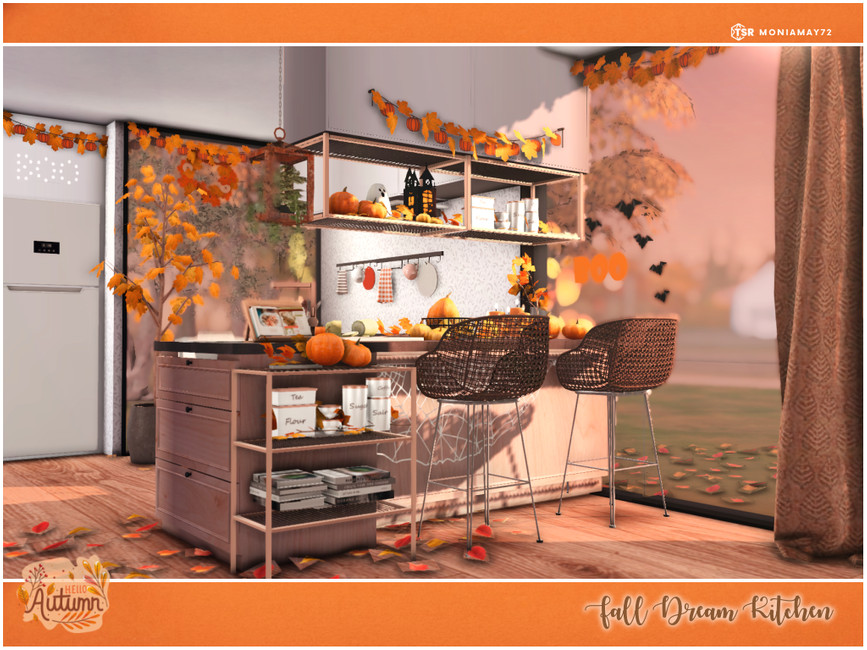 The Sims Resource - Fall Dream Kitchen CC only TSR