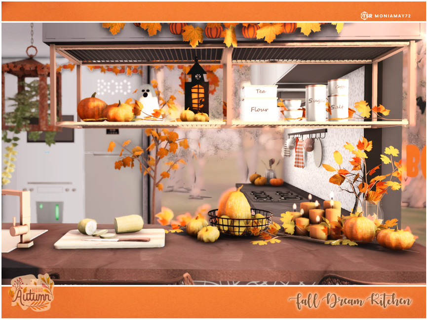 The Sims Resource - Fall Dream Kitchen CC only TSR
