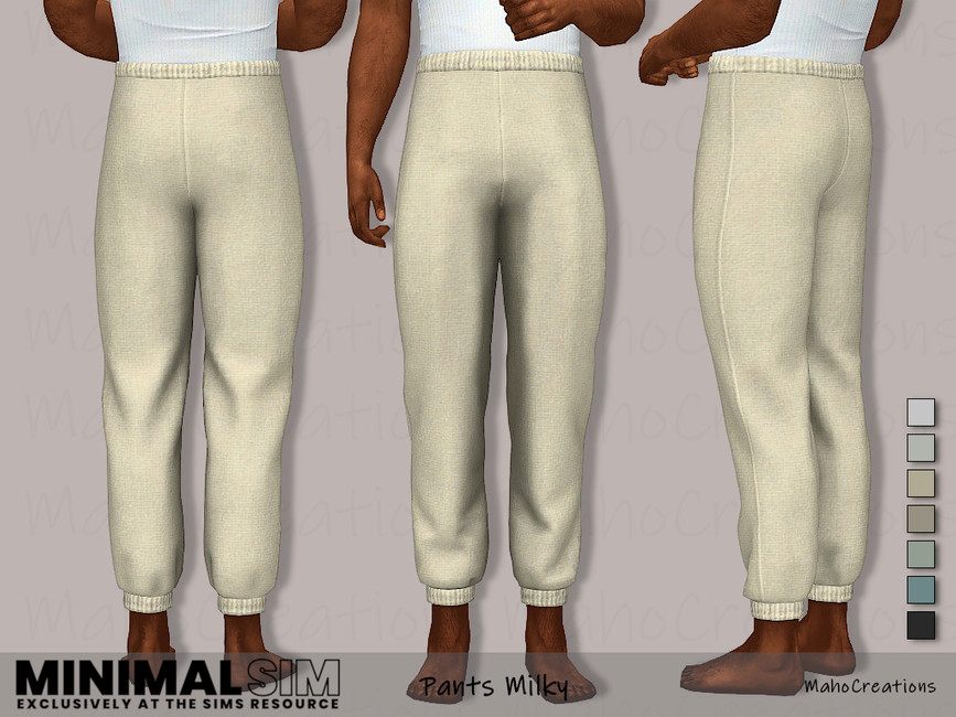 The Sims Resource - MinimalSIM - Pants Milky