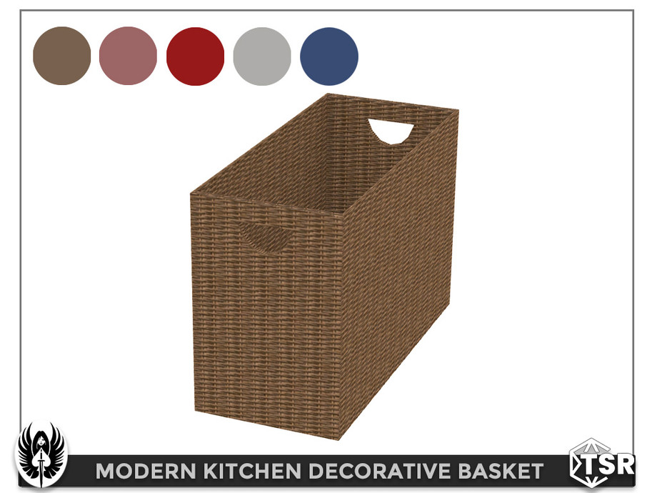 The Sims Resource | Modern Kitchen Decorative Basket