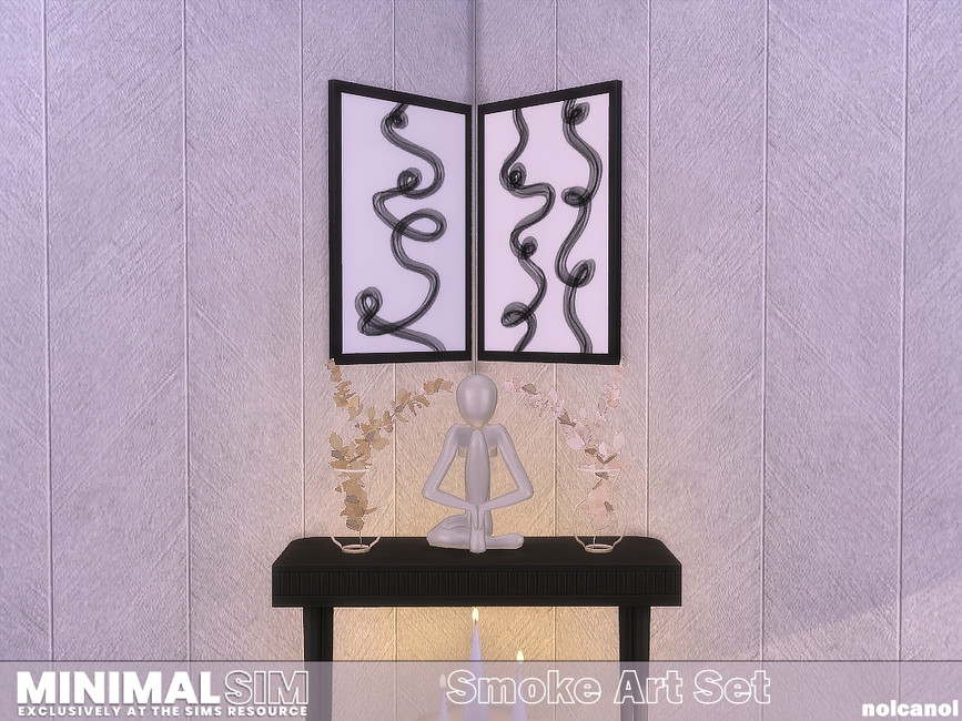 The Sims Resource - MinimalSIM Smoke Art Set