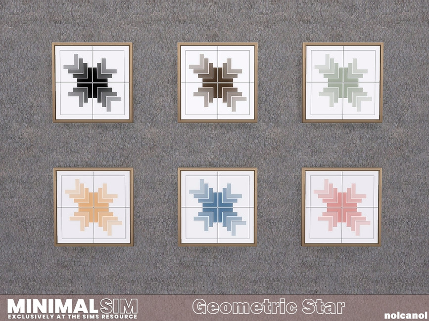 The Sims Resource - MinimalSIM Geometric Star