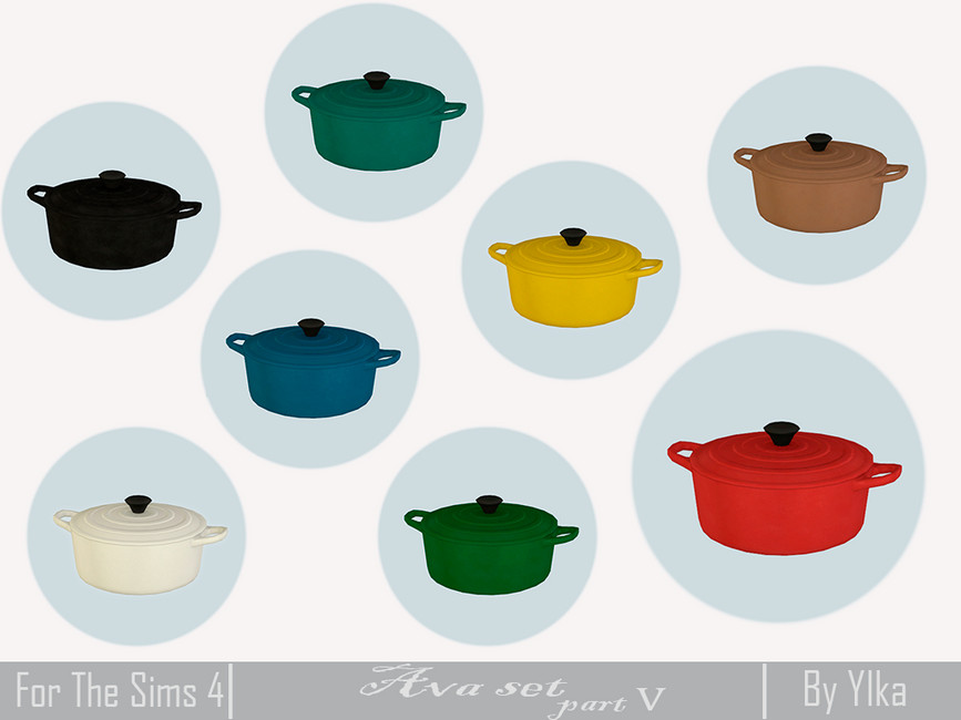 The Sims Resource - Ava set part V Kitchen - pot