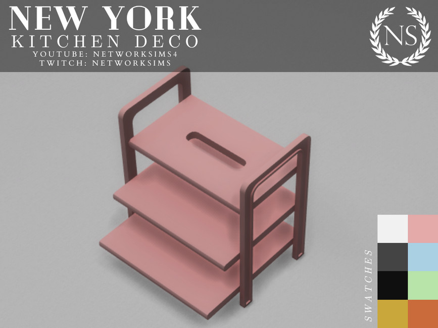 The Sims Resource - New York Kitchen Deco PtI - Stepstool