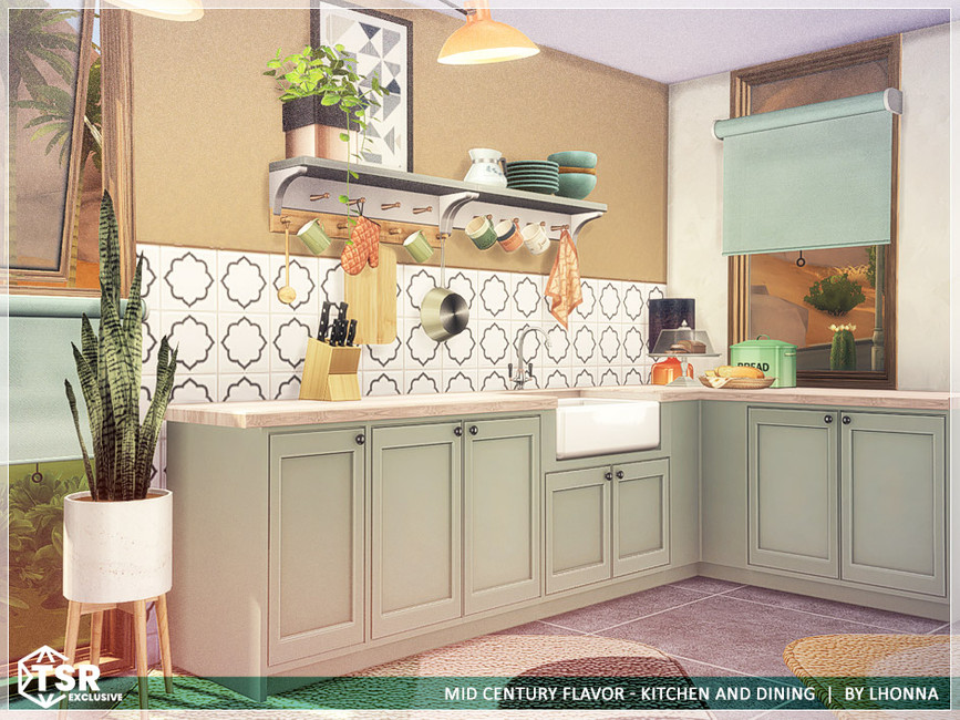 The Sims Resource - Mid Century Flavor - Kitchen /TSR CC only/