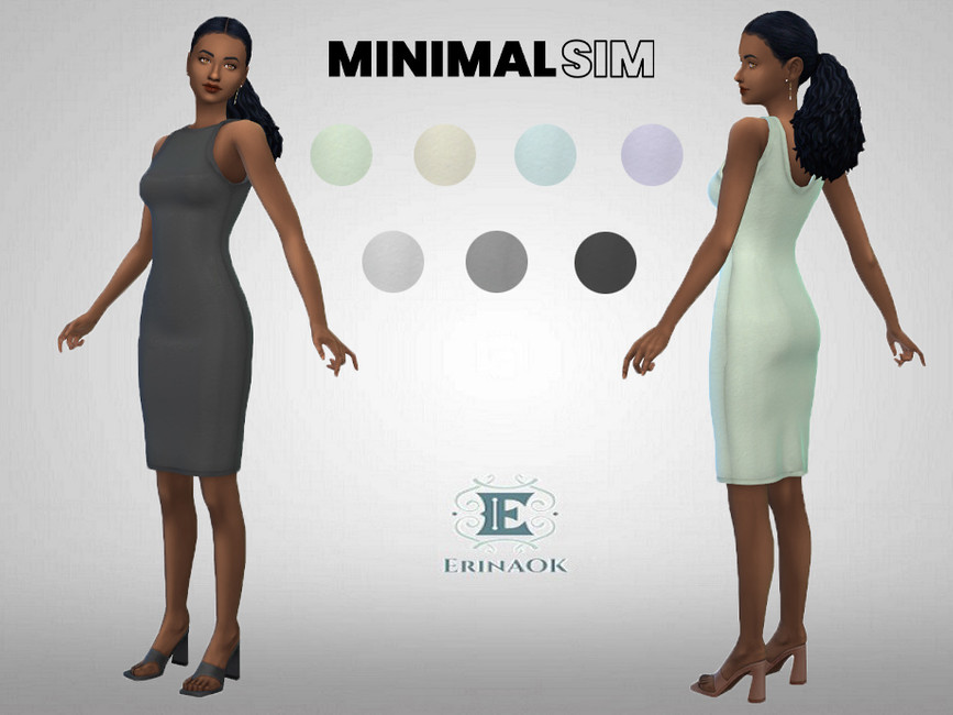 The Sims Resource - Minimal Sim Dress 09.27