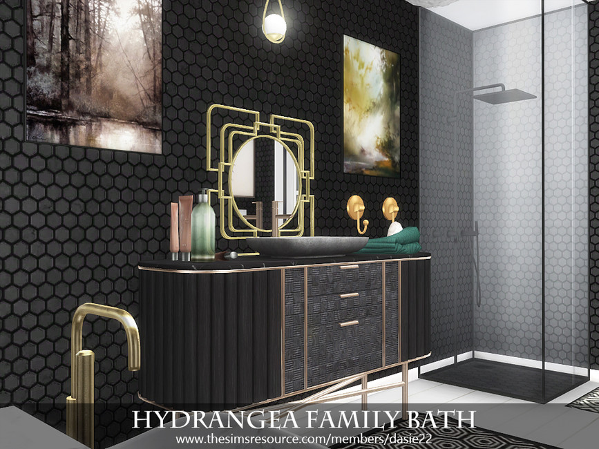 The Sims Resource - Hydrangea Family Bath