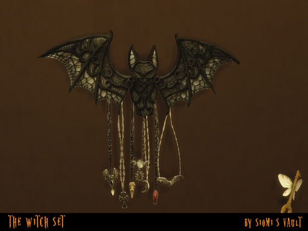 The Sims Resource | The Witch set Wall Bat