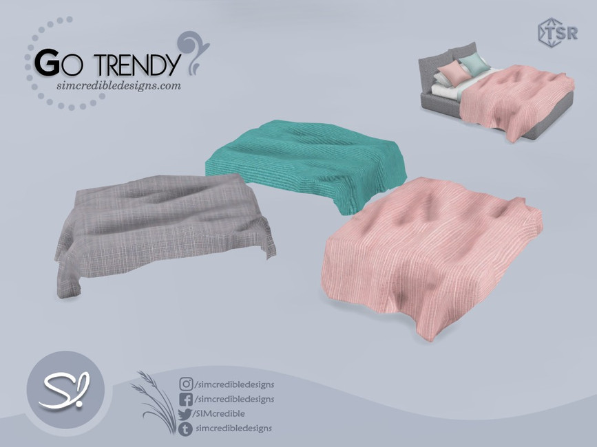 The Sims Resource - Go Trendy Blanket
